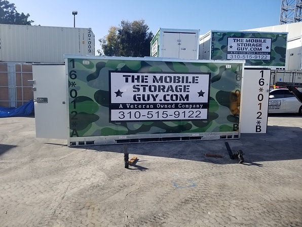 8x16 Mobile Storage Unit Double-Sided Opening Stored at TMSG Warehouse ...